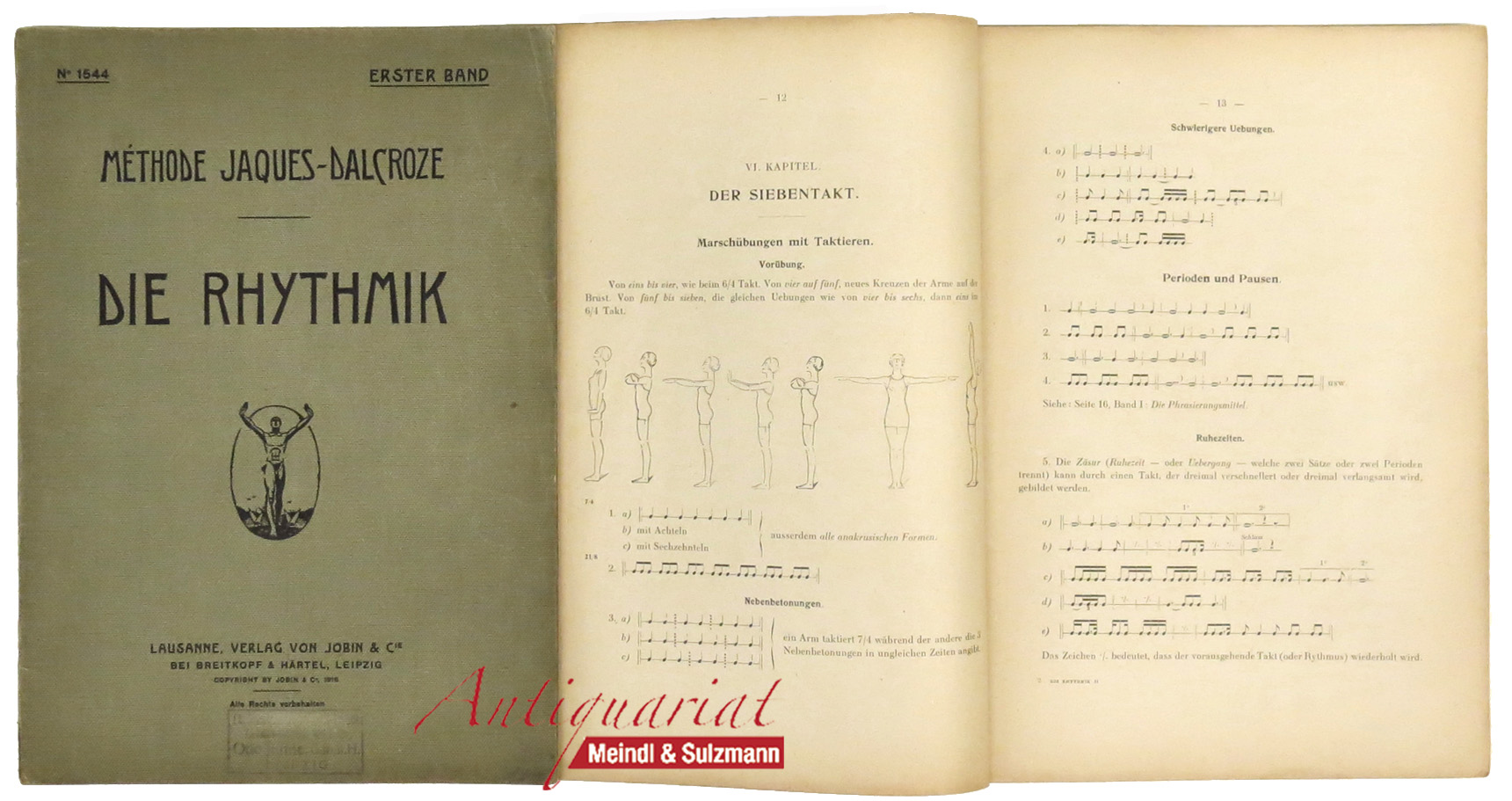 Methode Jaques-Dalcroze. Die Rhythmik. Unterricht zur Entwicklung des ...