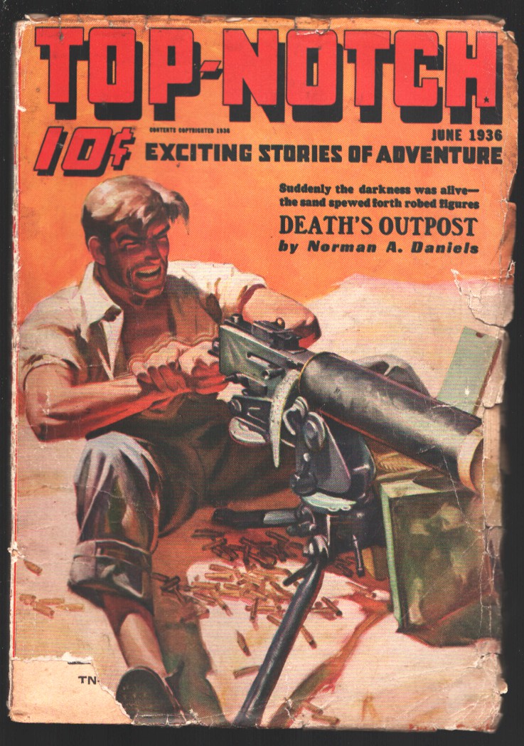 Top-Notch 6/1936.50 caliber machine gun cover-'Death's Outpost' by ...