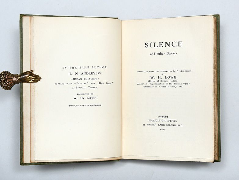 Silence and Other Stories. Translated by William Henry Lowe. by ...