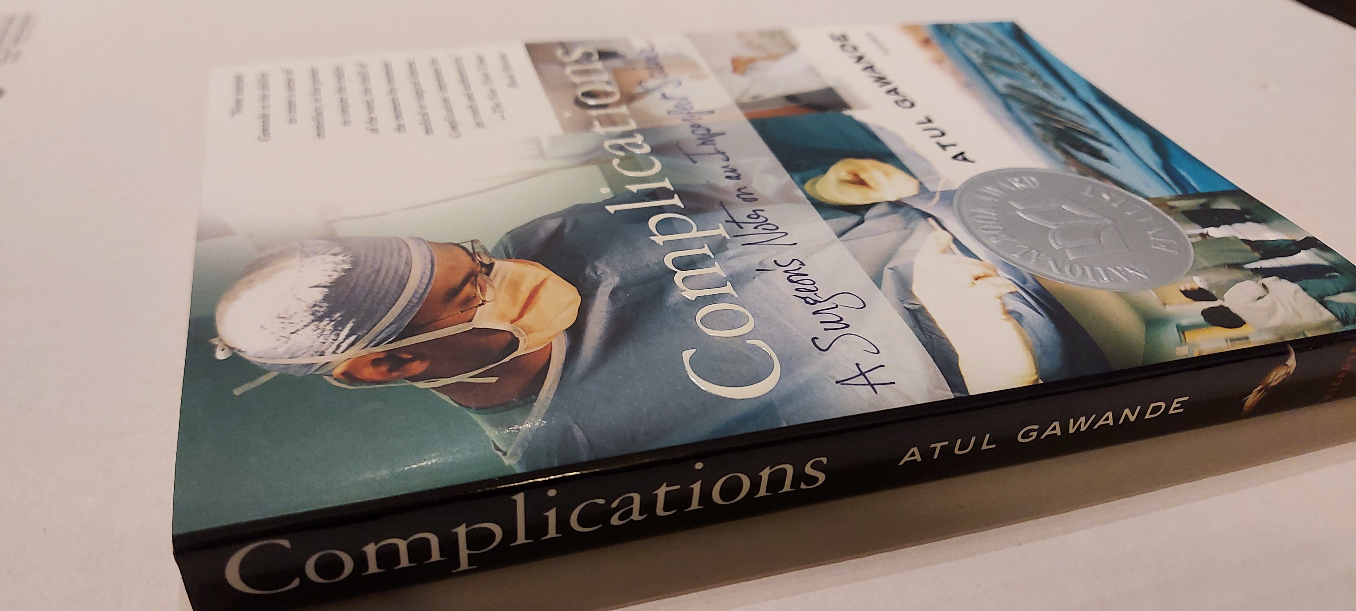 Complications: A Surgeon's Notes on an Imperfect Science by Gawande ...
