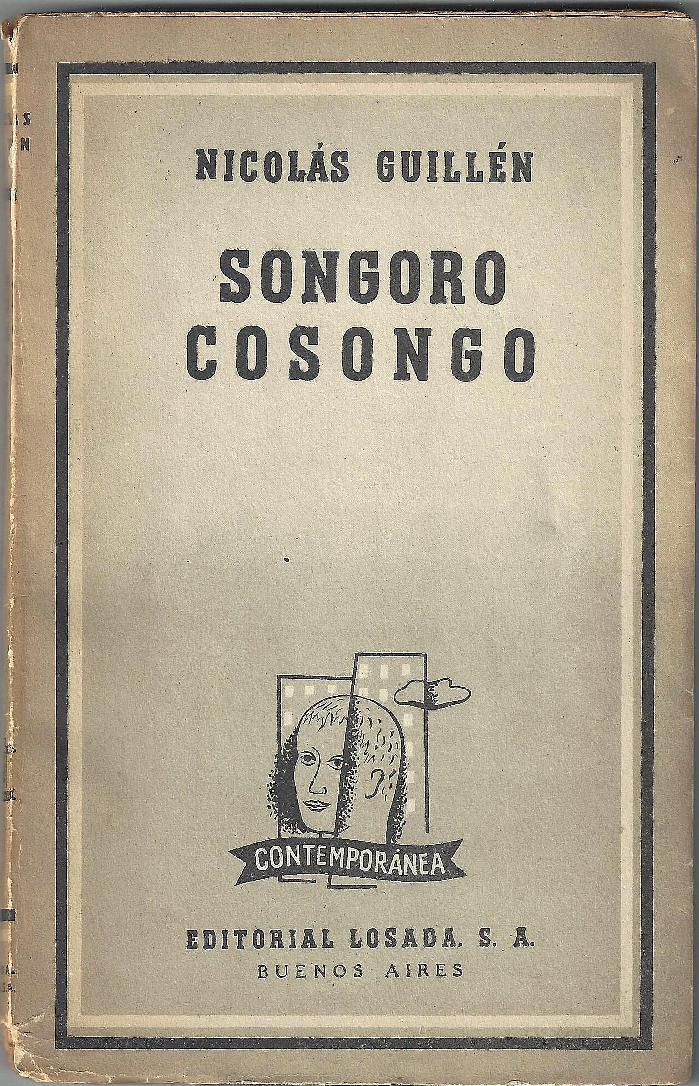 Songoro Cosongo by Nicolas Guillen: Bonne condition Couverture souple ...