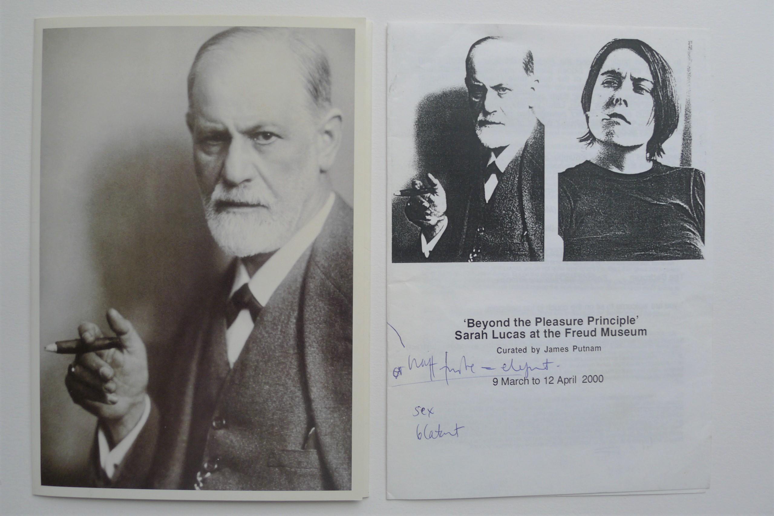 Beyond the Pleasure Priniciple'. Sarah Lucas at the Freud Museum ...
