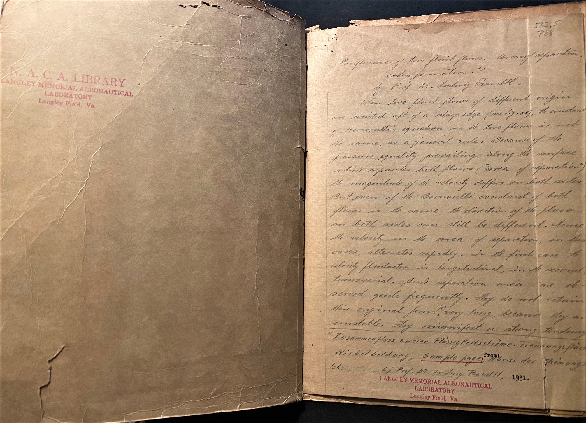 The Confluence of Two Fluid Flows Areas of Separation Vortex Formation ...