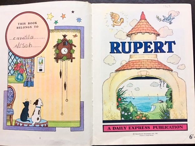 RUPERT 1963 ORIGINAL by ALFRED BESTALL: Good Hardcover (1963) 1st ...