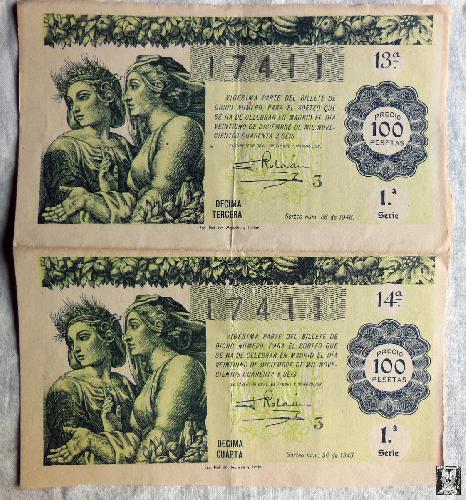 Antigua tarjeta Lotería - Old Lottery card : LOTERÍA NACIONAL 22 ...