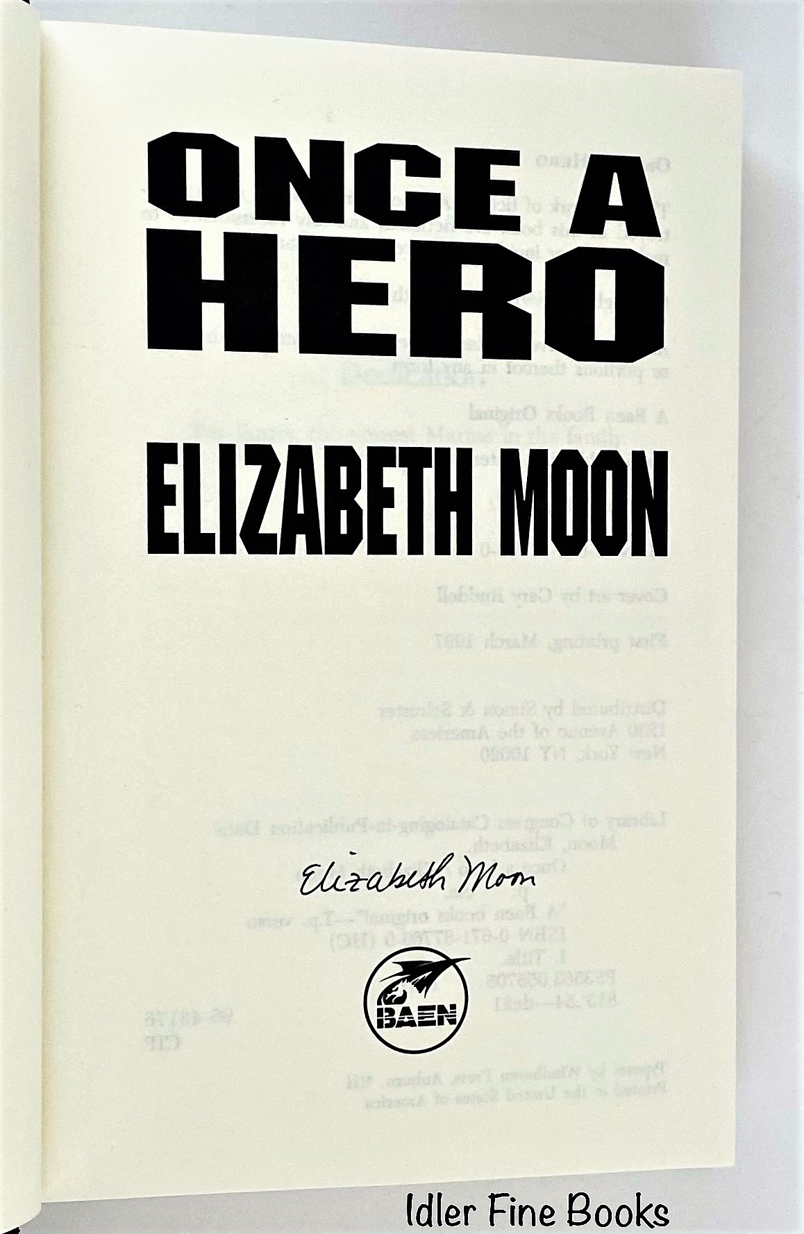Once A Hero Elizabeth Moon