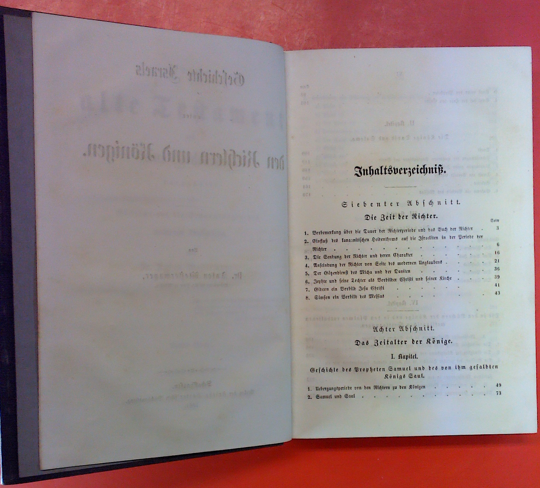 Geschichte Israels unter den Richtern und Königen (Das alte Testament ...