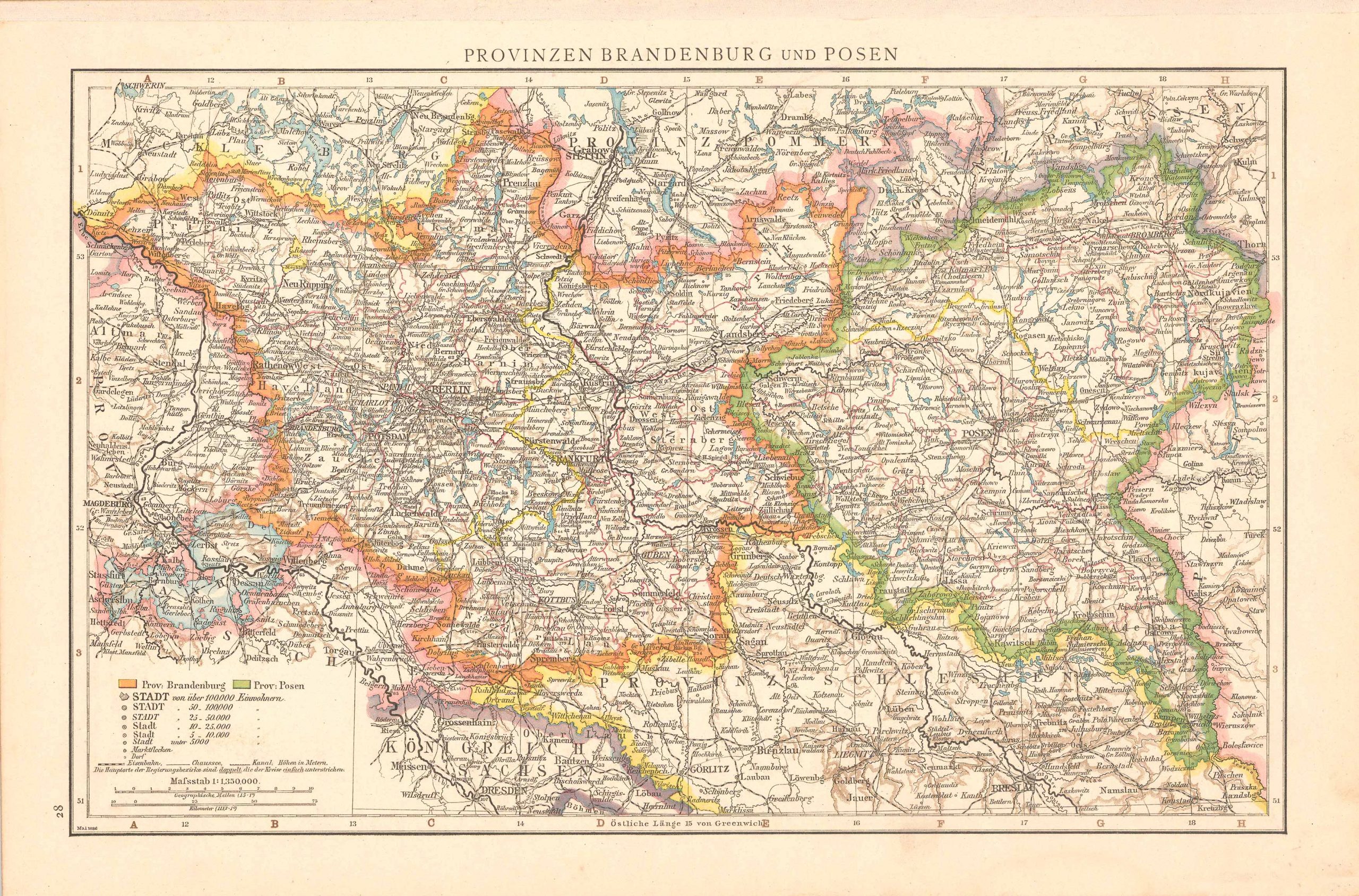 Provinzen Brandenburg Und Posen (Provinces of Brandenburg and Posen) by ...