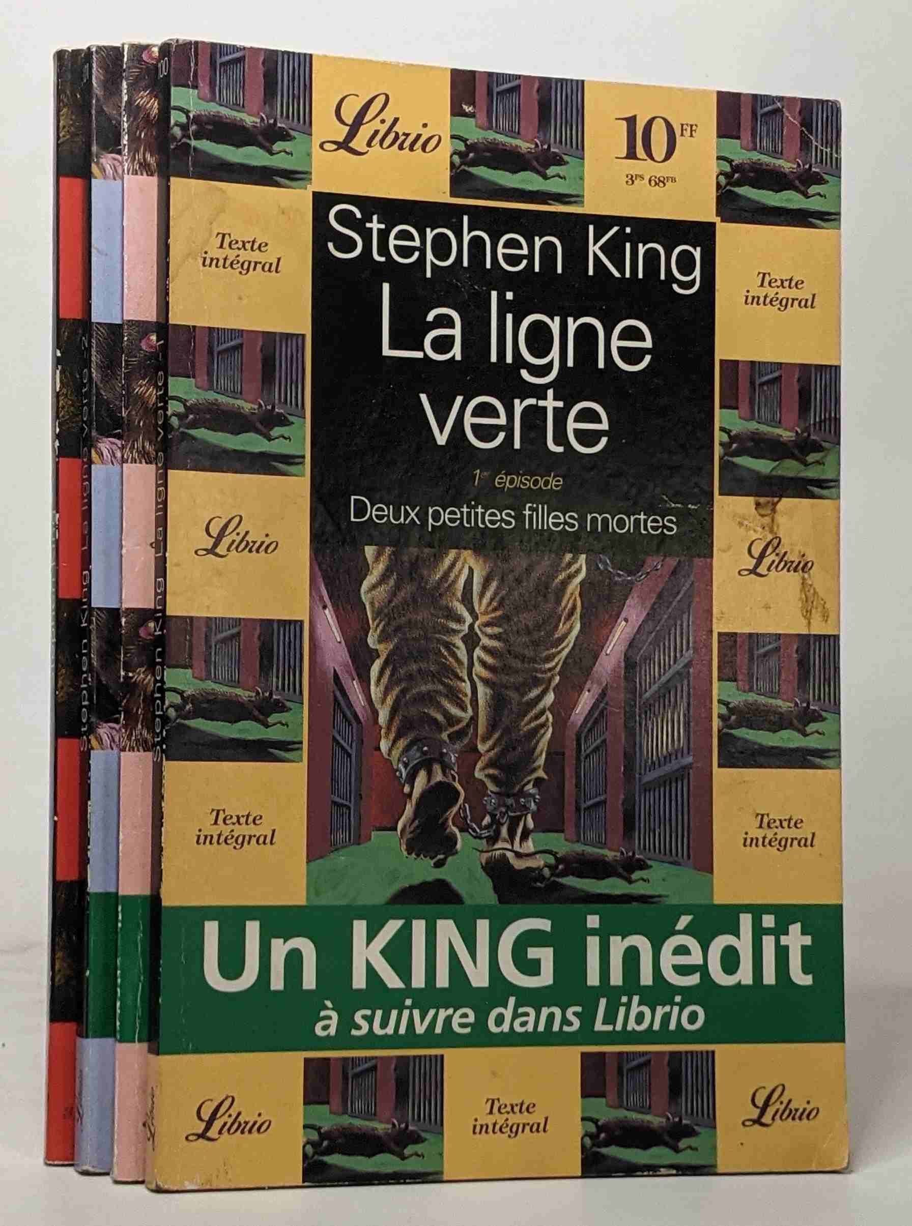 La ligne verte tome 1 2 et 3 + Le singe suivi de Le Chenal par King ...