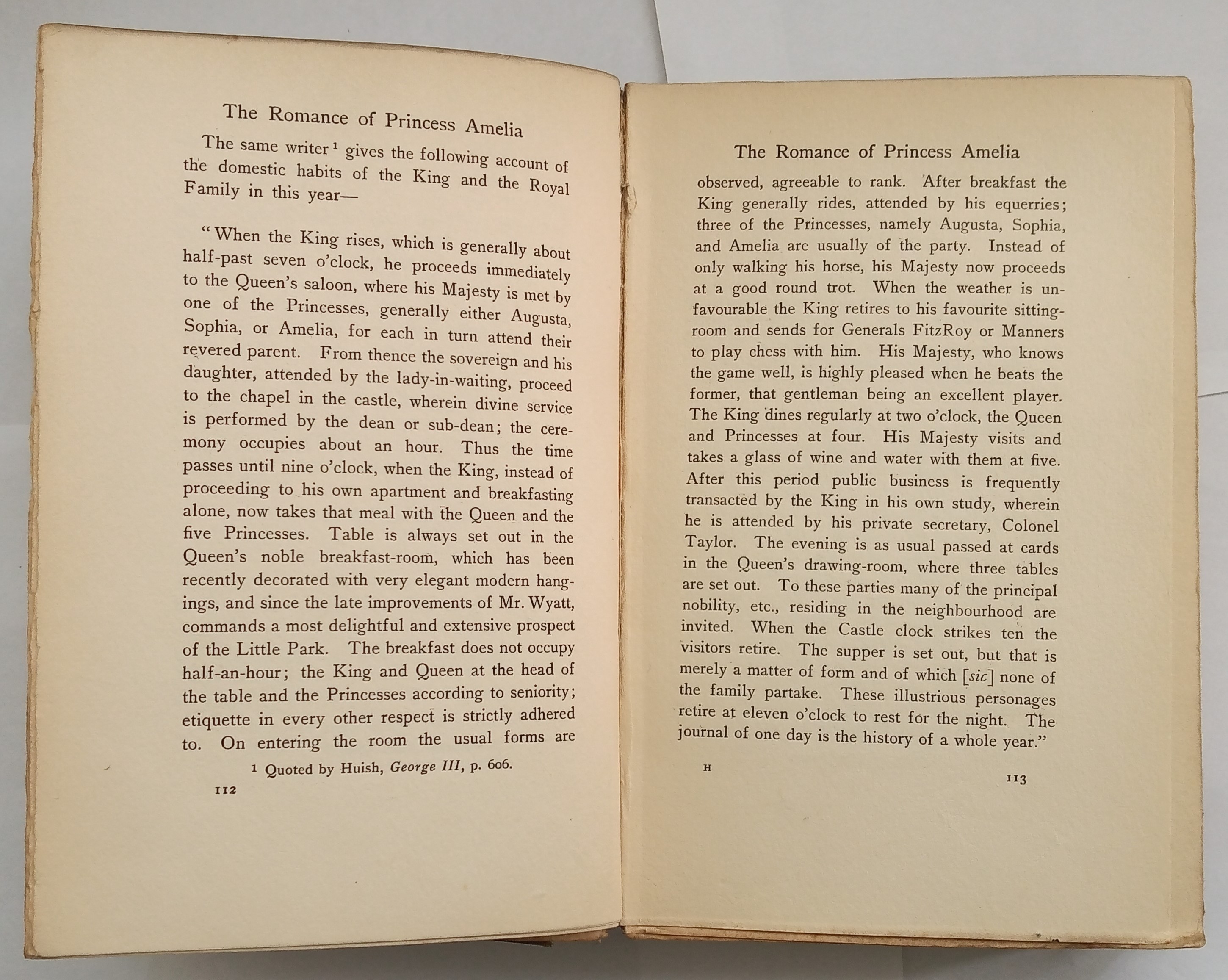 The Romance of Princess Amelia - Daughter of George III (1783-1810 ...