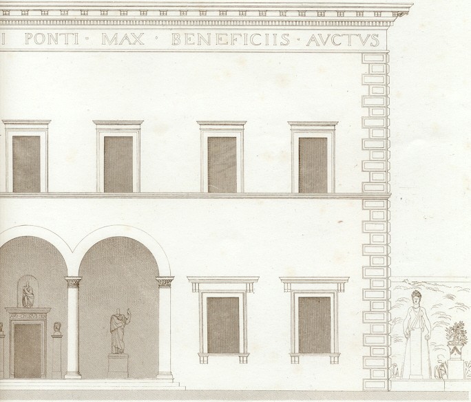 PANDOLFINI PALACE IN FLORENCE,LATERAL ELEVATION,ITALY: Arte / Grabado ...