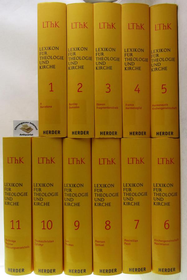 Lexikon für Theologie und Kirche. ELF (11) Bände. ( SO vollständig ...