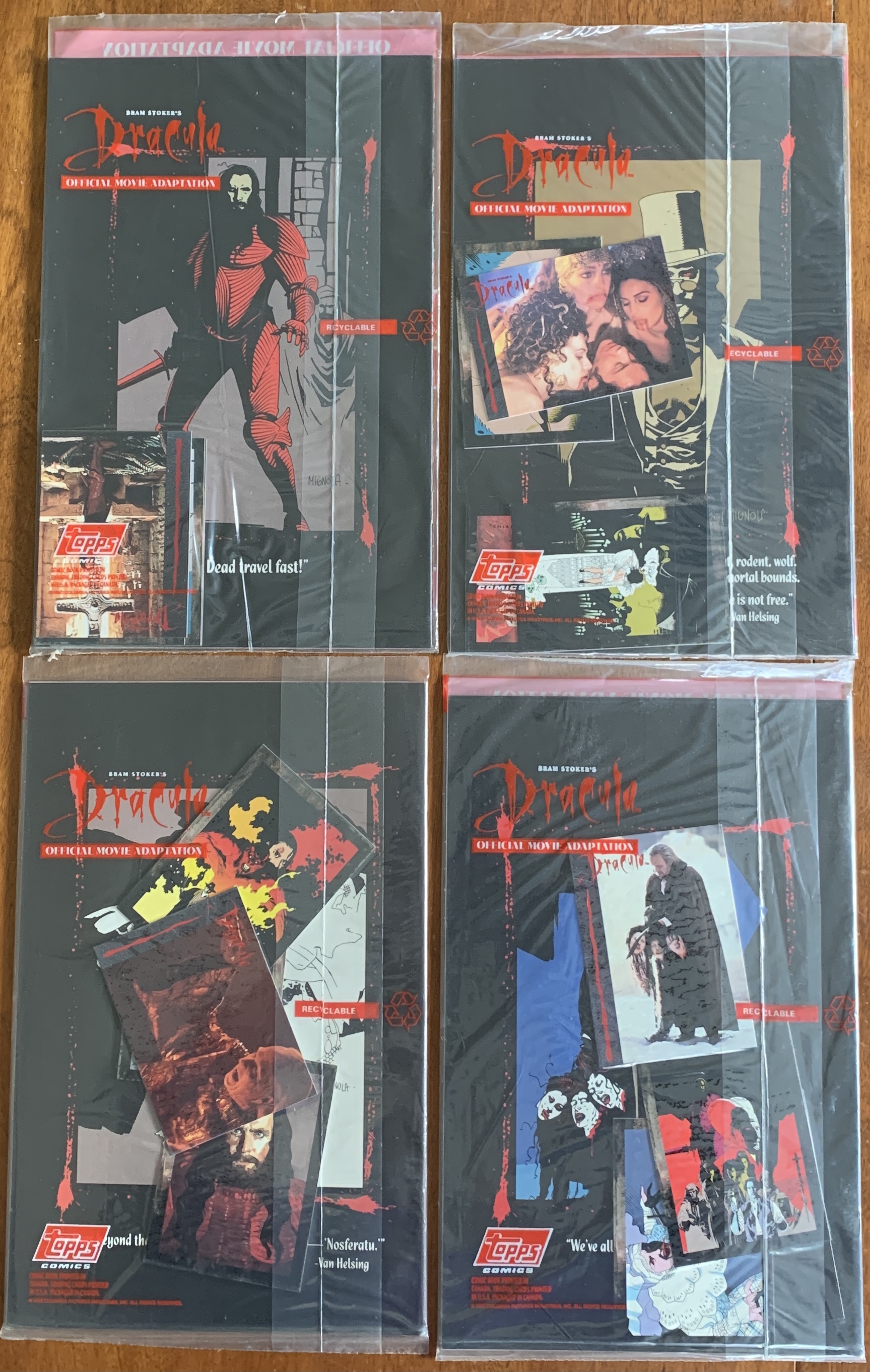 Dracula - COMPLETE SET 4/4 COMICS FROM FRANCIS FORD COPPOLA MOVIE ...