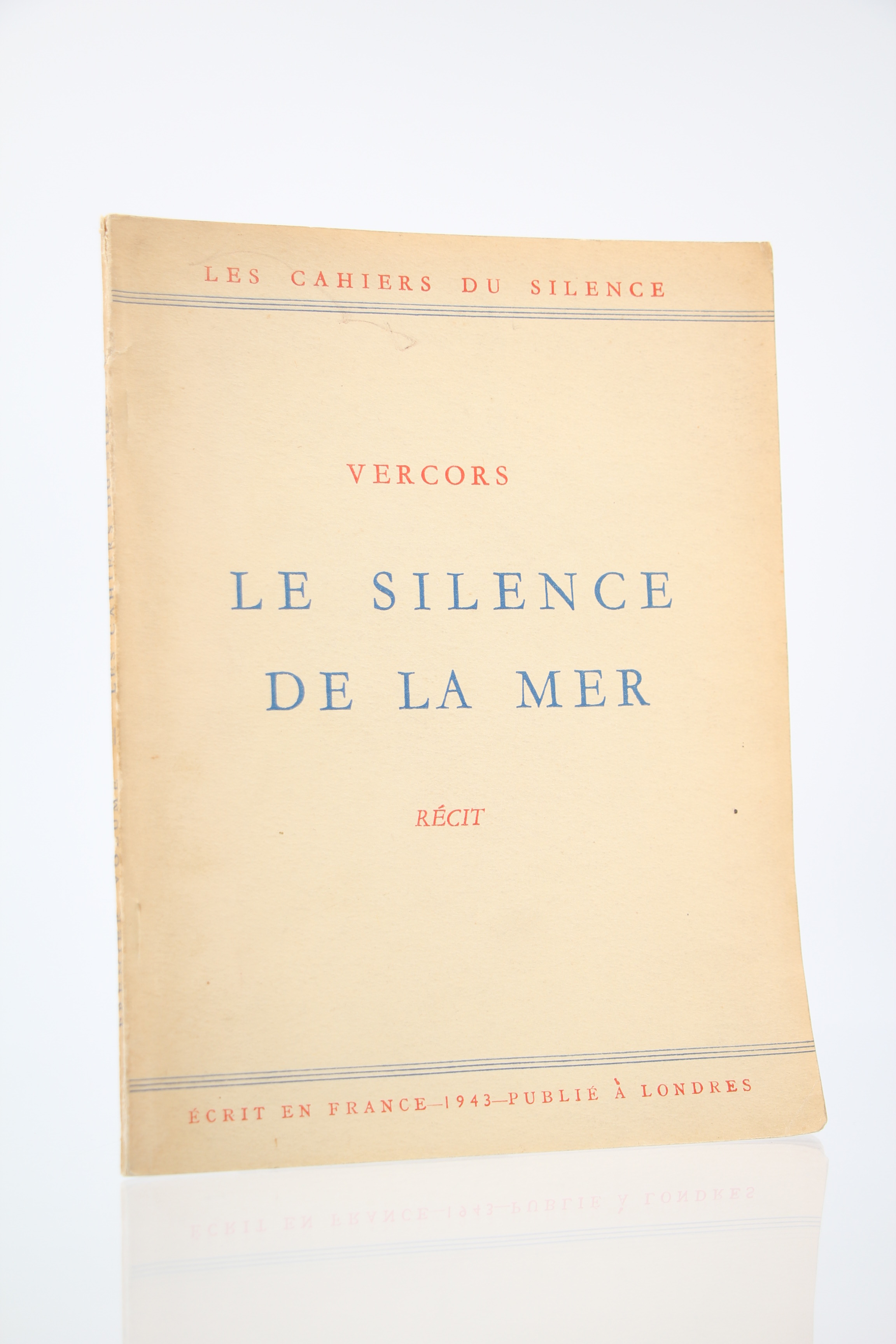 Le Silence de la mer by VERCORS: couverture souple (1943) | Librairie ...
