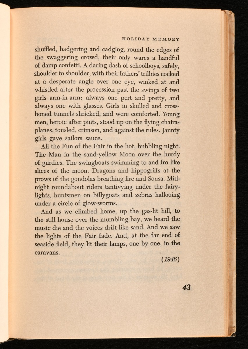 Quite Early One Morning by Dylan Thomas: Near Fine Cloth (1954) First ... Quite Early One Morning by Dylan Thomas: Near Fine Cloth (1954) First ...