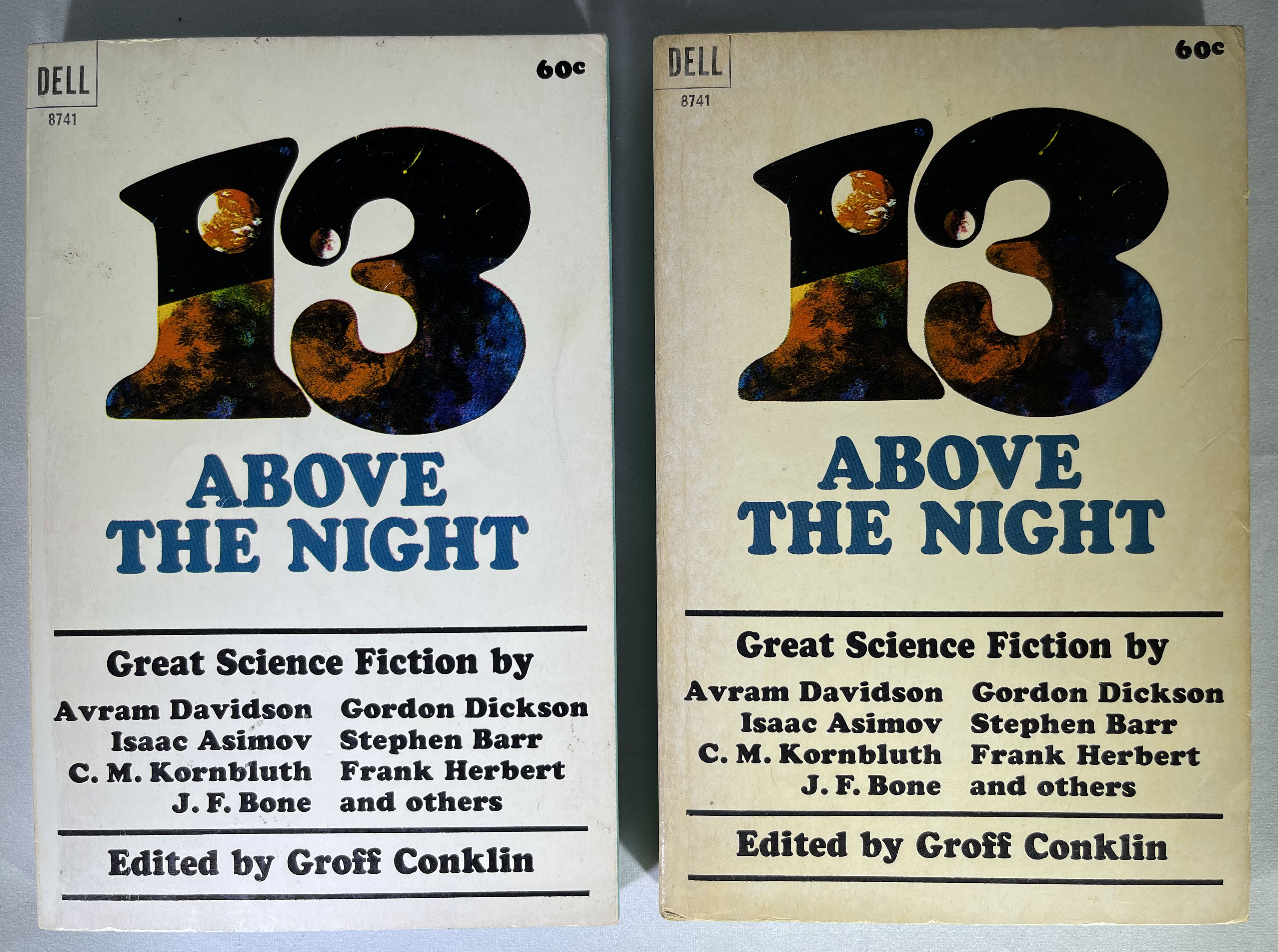 13 Above the Night [TWO copies] by Groff Conklin (editor): Very Good ...
