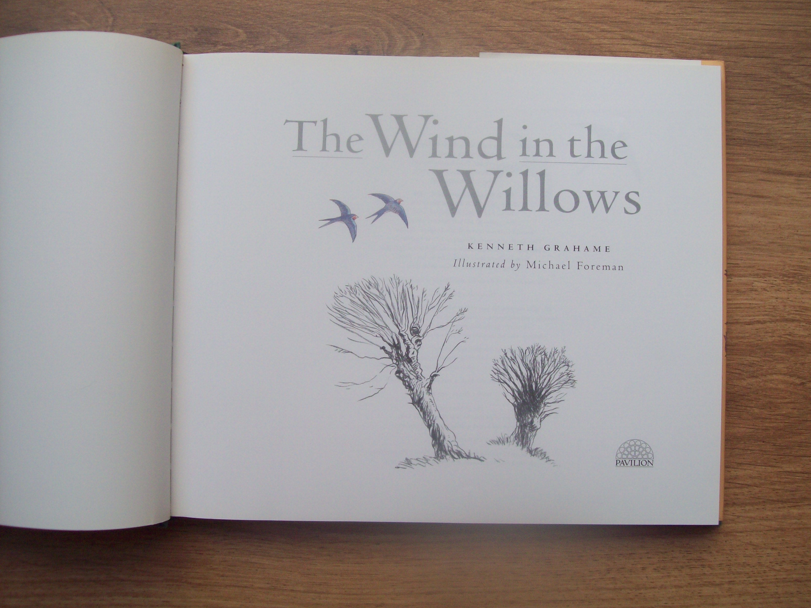 WIND IN THE WILLOWS de Grahame, Kenneth [Illustrated by Michael Foreman ...