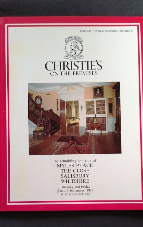 The Remaining Contents of Myles Place, the Close, Salisbury, Wiltshire ...
