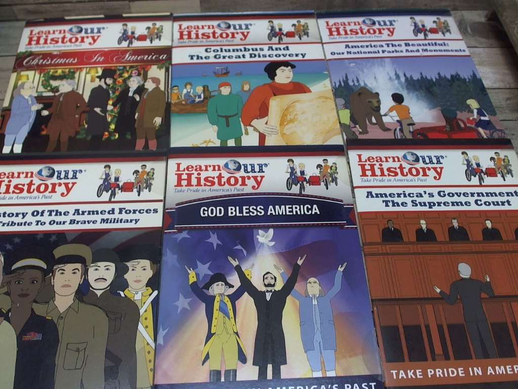 18 Learn Our History Take Pride in America's Past DVD (Civil WAr Nation ...