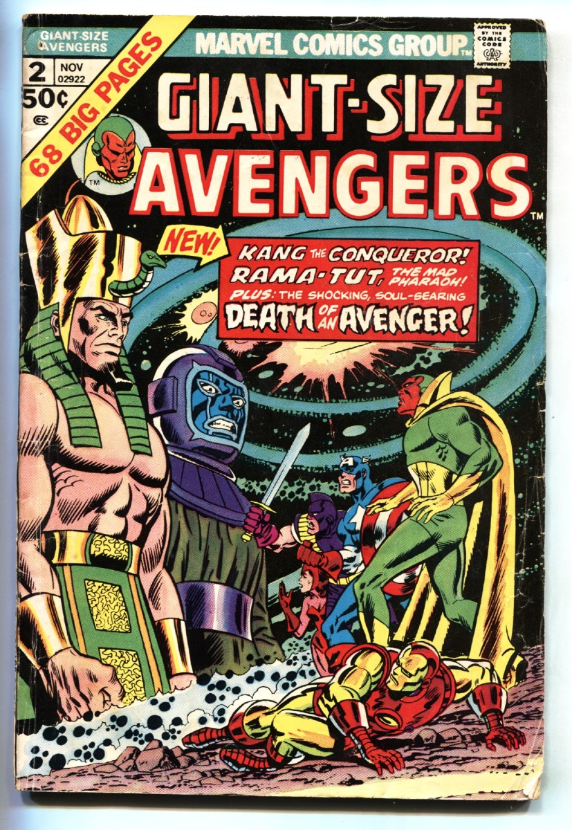 GIANT-SIZE AVENGERS #2 1974-comic book-KANG THE CONQUEROR VG: (1974 ...