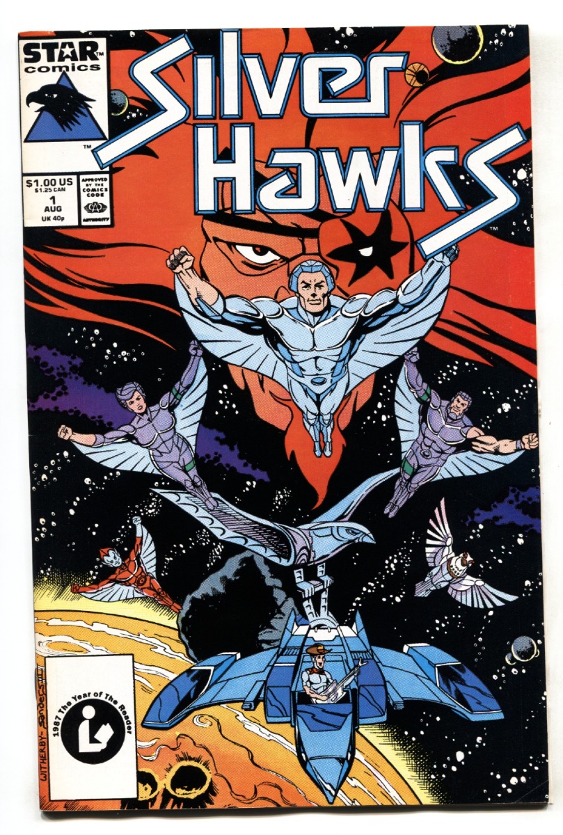 Silver Hawks #1 1987 First issue comic book Marvel VF: (1987) Bande ...
