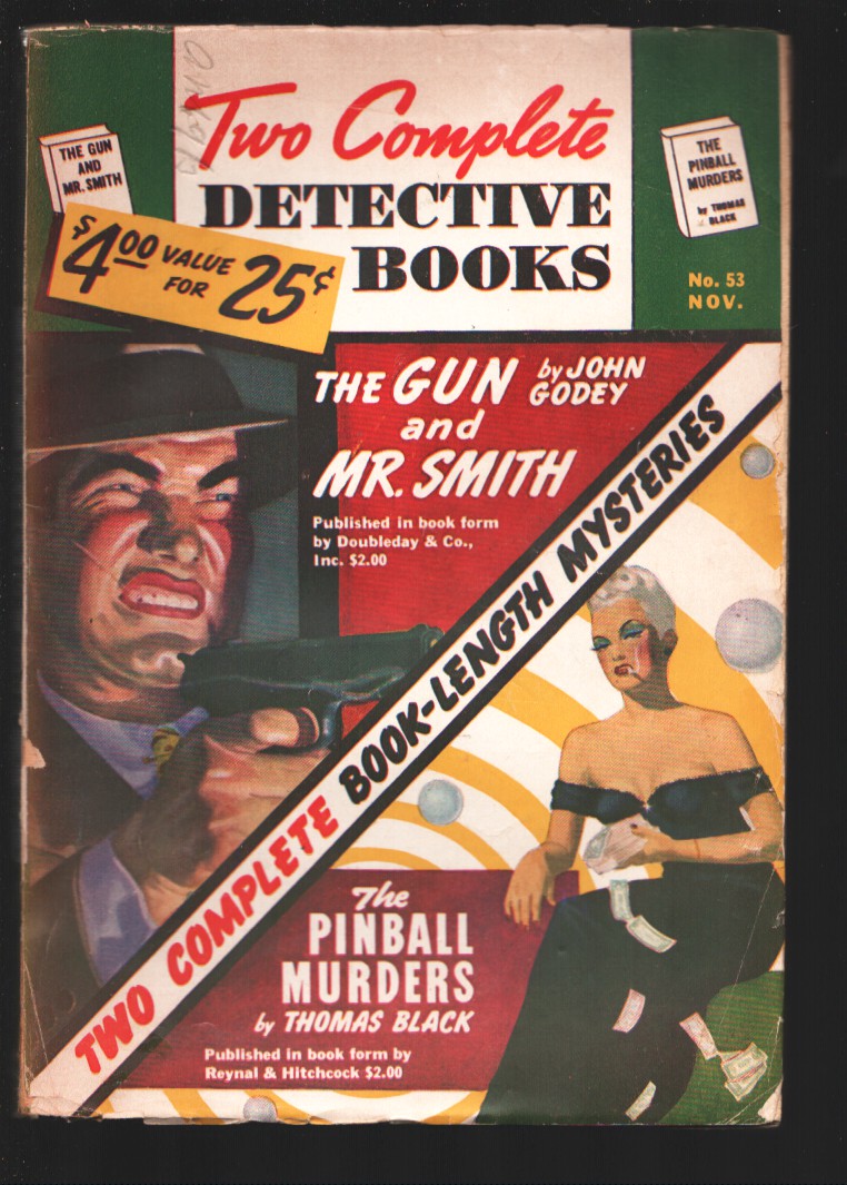 Two Complete Detective Novels #53 11/1948-hard boiled crime pulp ...