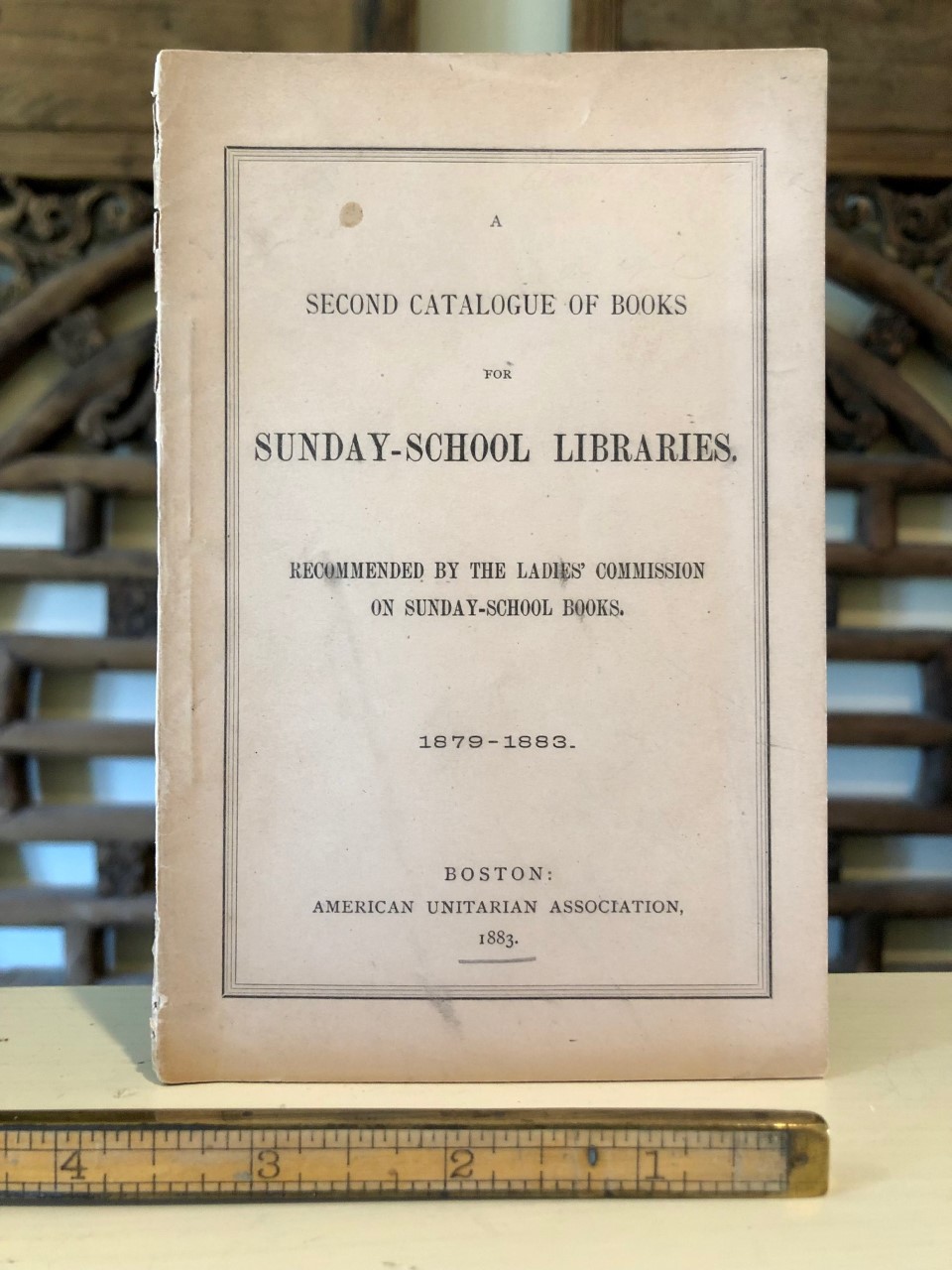 A Second Catalogue of Books for Sunday-School Libraries Recommended by the Ladies' Commission on ...