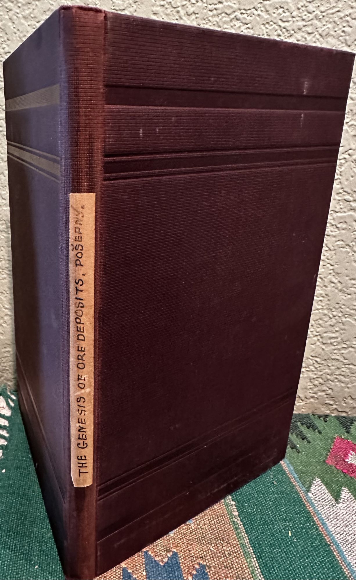 The Genesis of Ore Deposits Translation by Posepny, F.: Very Good with ...