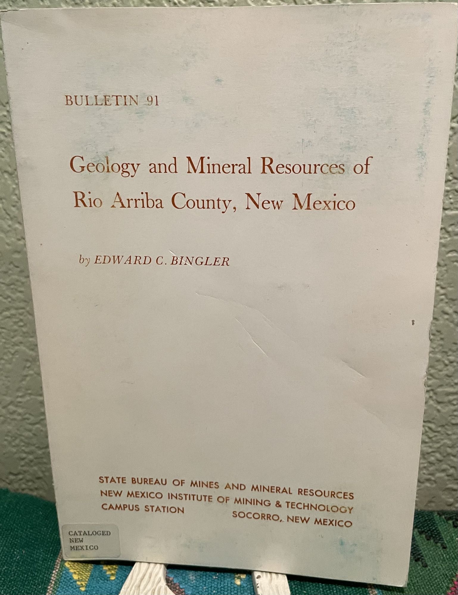 Geology and mineral resources of Rio Arriba County, New Mexico by ...