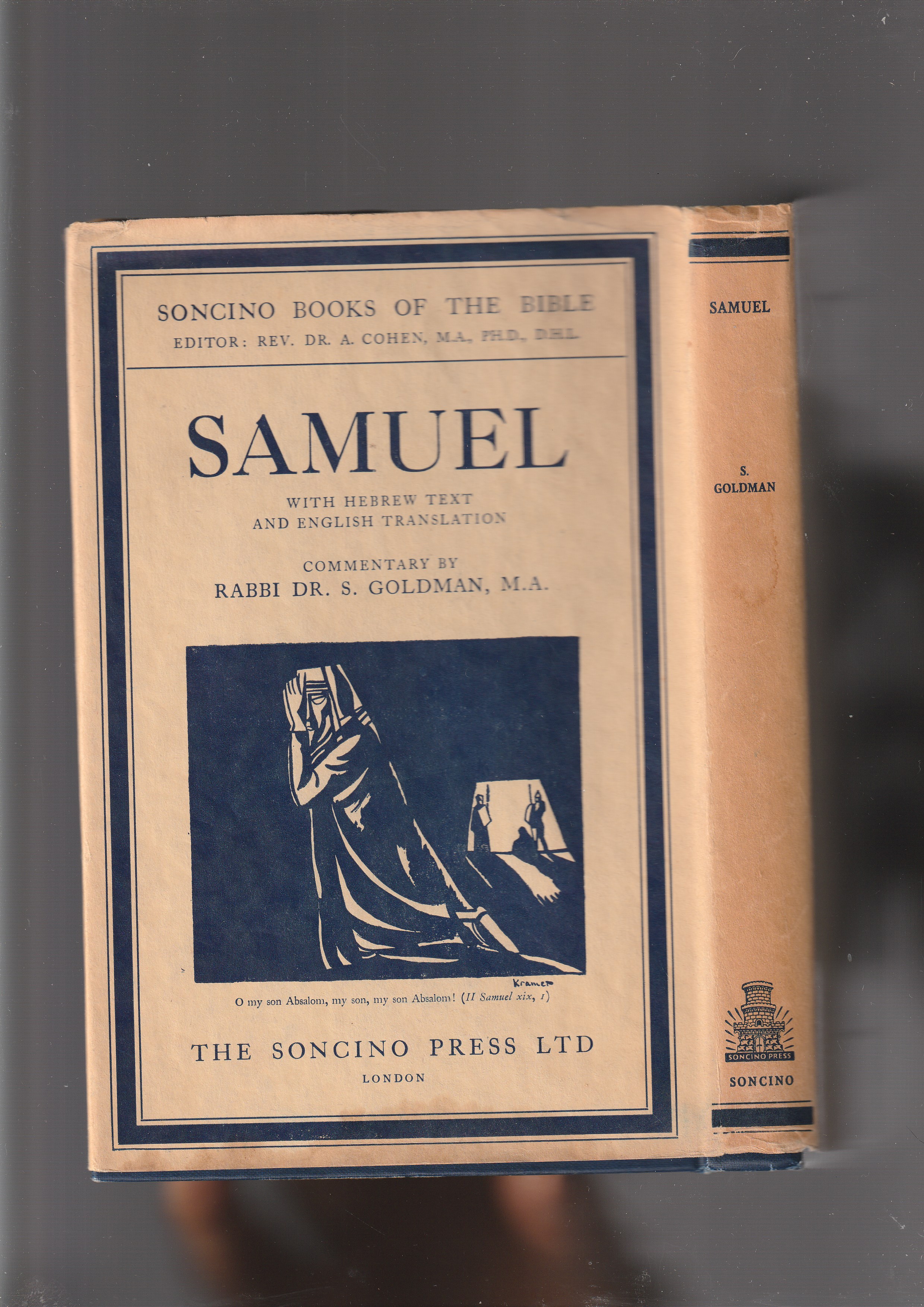 SAMUEL [Samuel I and II]: Hebrew text & English translation with an ...