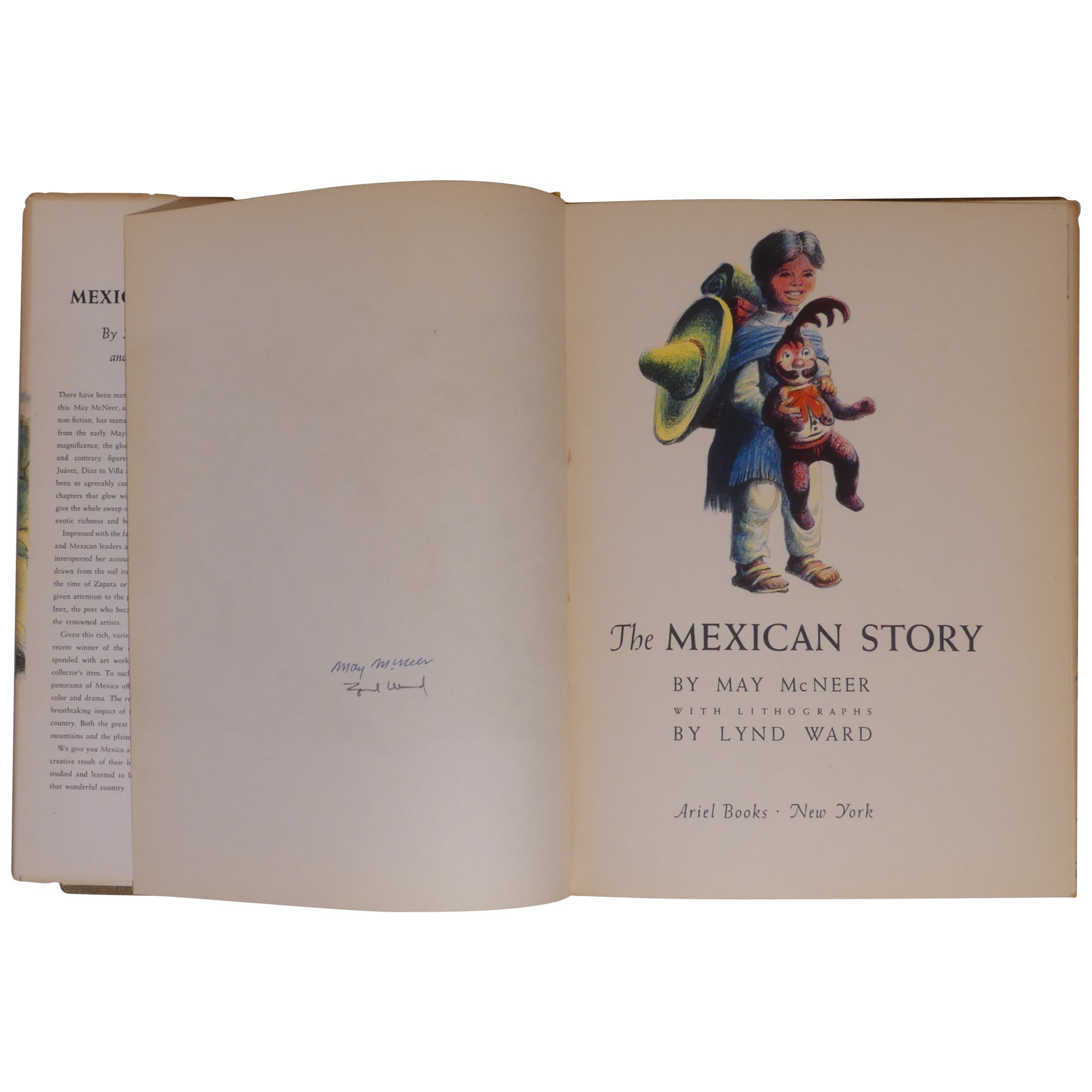 The Mexican Story by McNeer, May and Lynd Ward: Near fine Hardcover ...