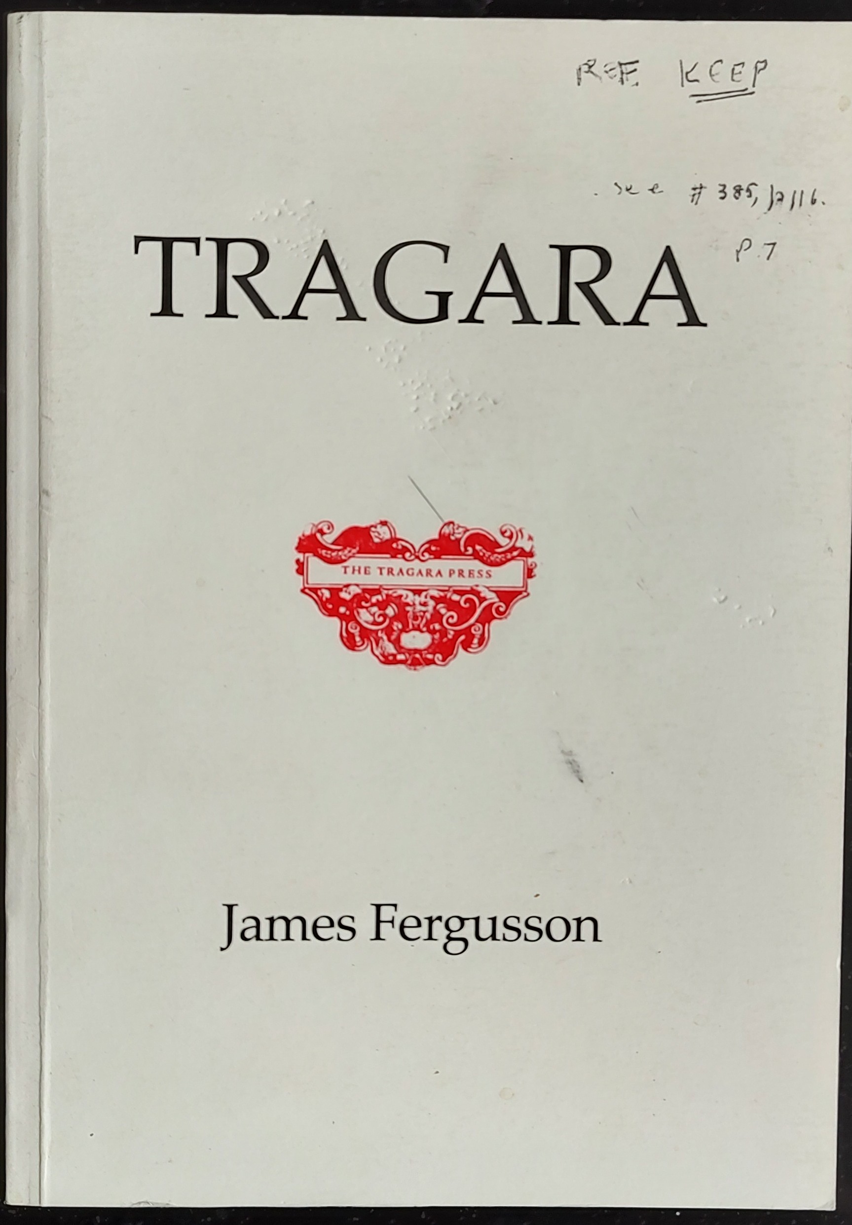 Tragara: Alan Anderson & the Tragara Press. A catalogue of books and ...