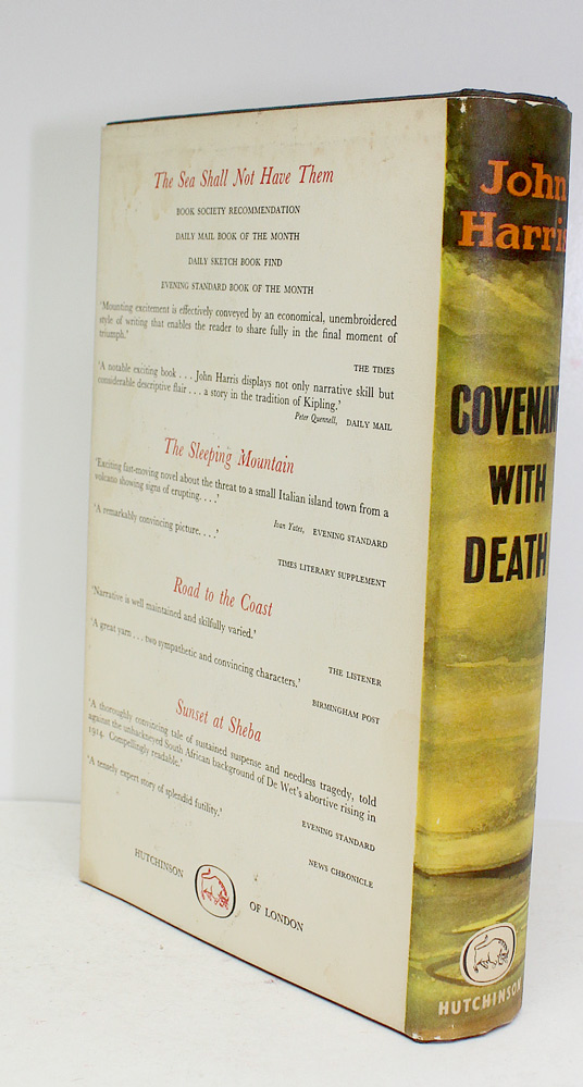 Covenant of Death by John Harris: Very Good ++ Cloth (1961) First ...