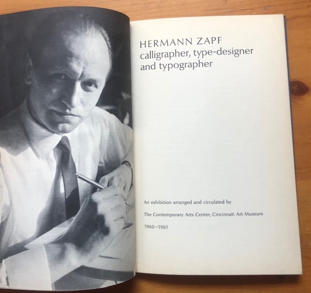 HERMANN ZAPF: Caligrapher | Barnebys