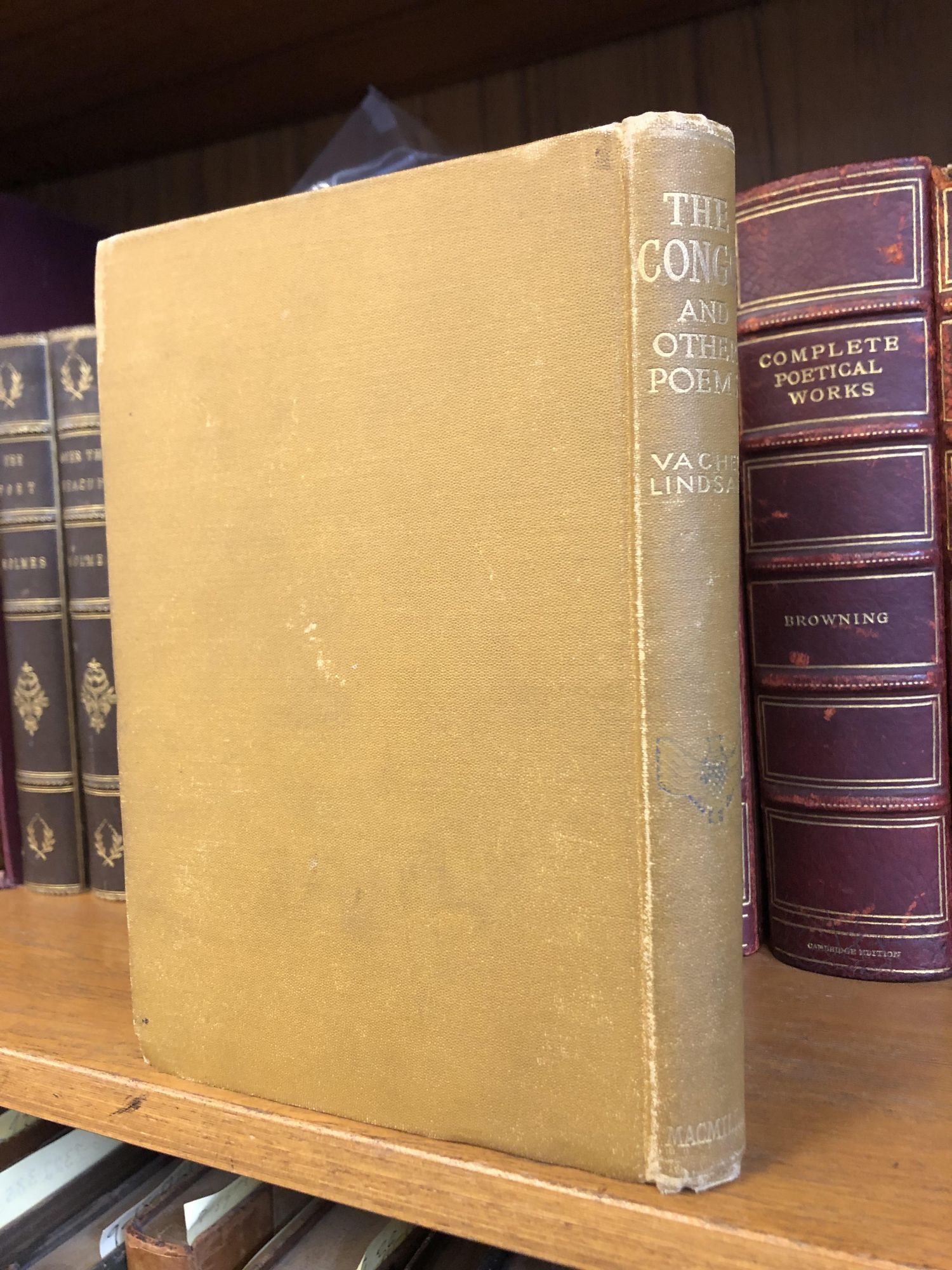 THE CONGO AND OTHER POEMS [SIGNED] by Lindsay, Vachel: Hardcover (1914 ...