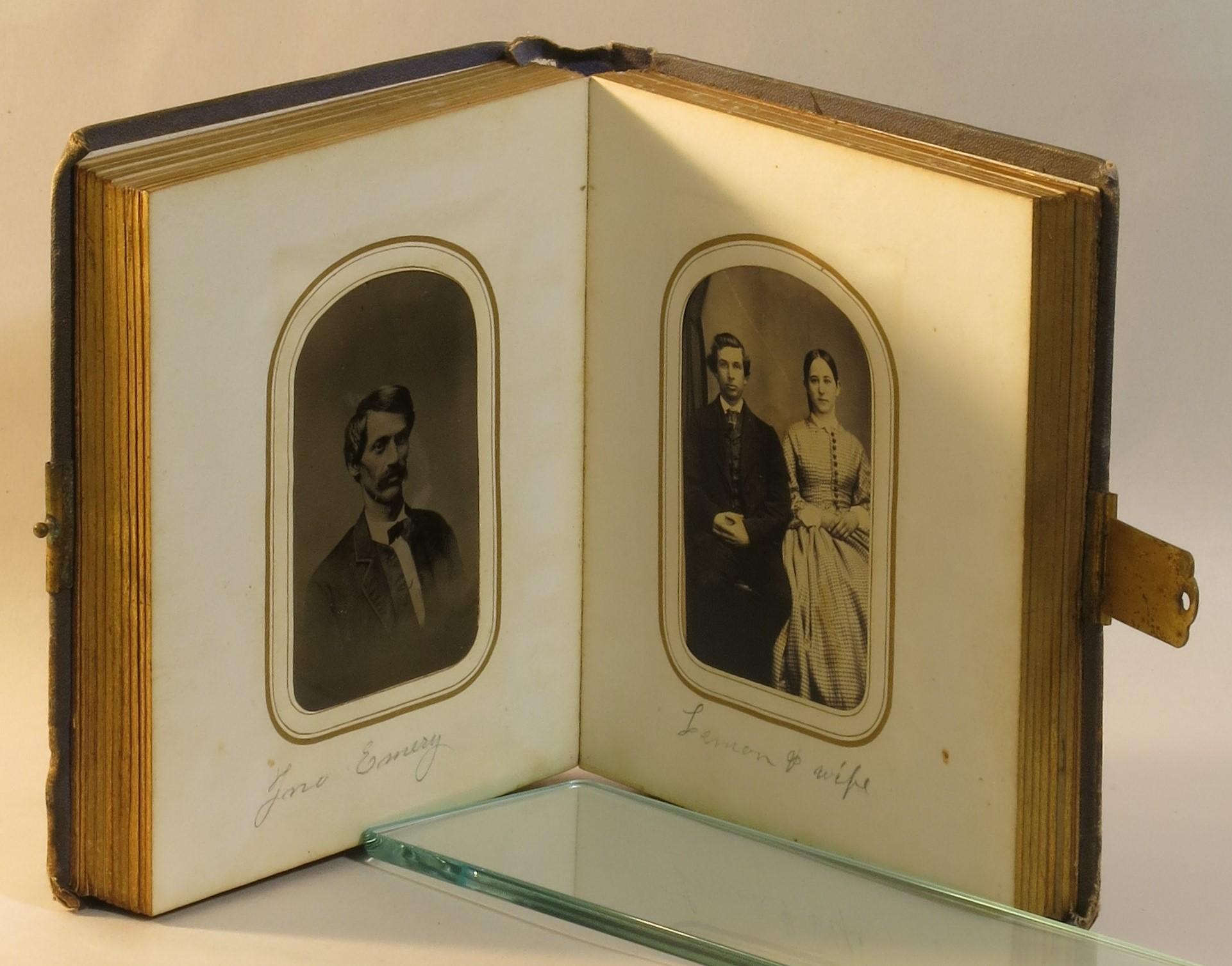 Photograph Album (20 CDVs and 10 tintypes): W.E. Shaw (CDV), M. M. Shaw ...