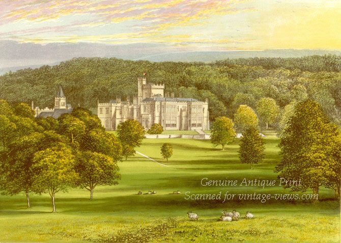 Capernwray Mansion Stately Home Lancashire, Sheep: Art / Print / Poster ...