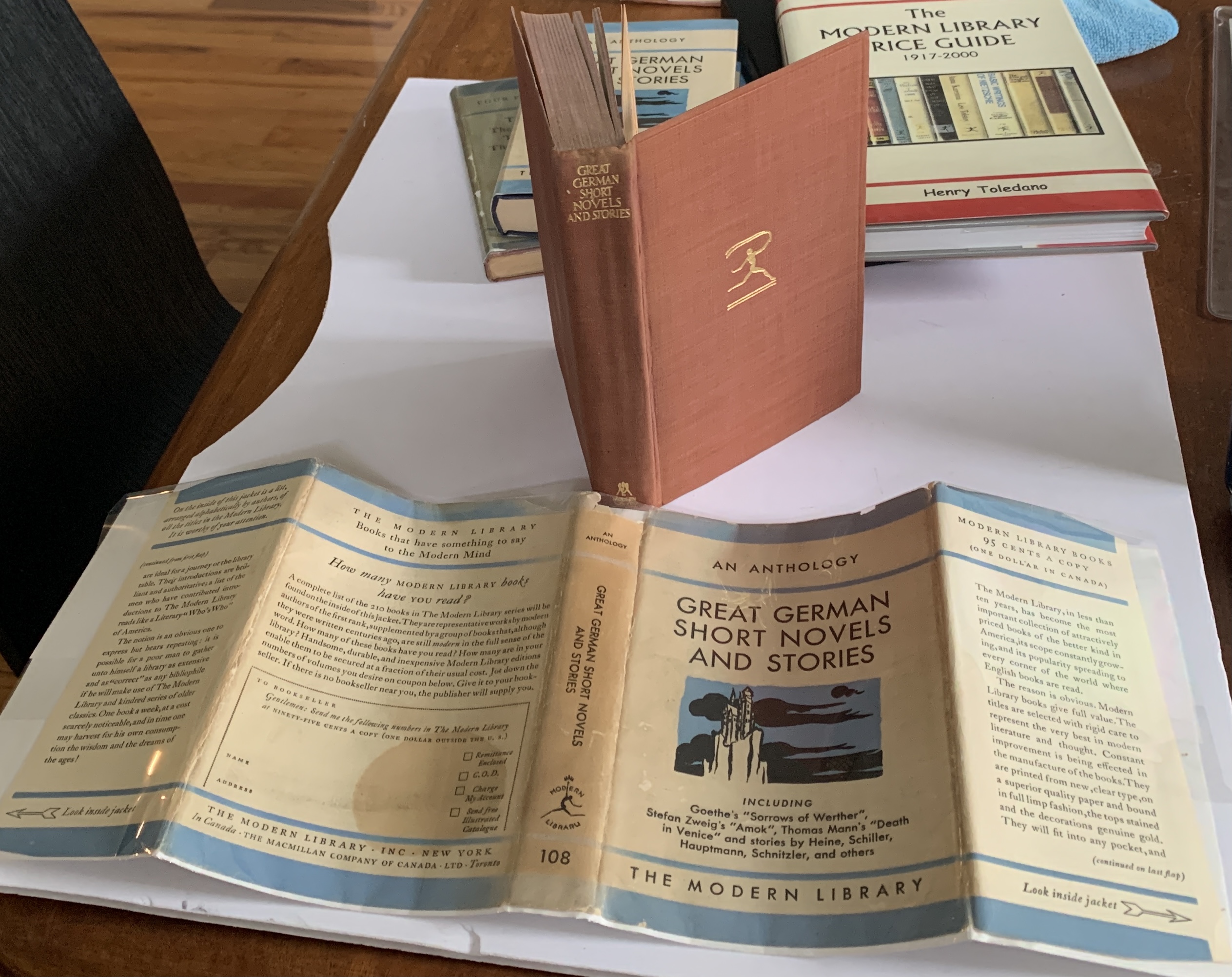 Great German Short Novels And Stories **FIRST MODERN LIBRARY EDITION ...