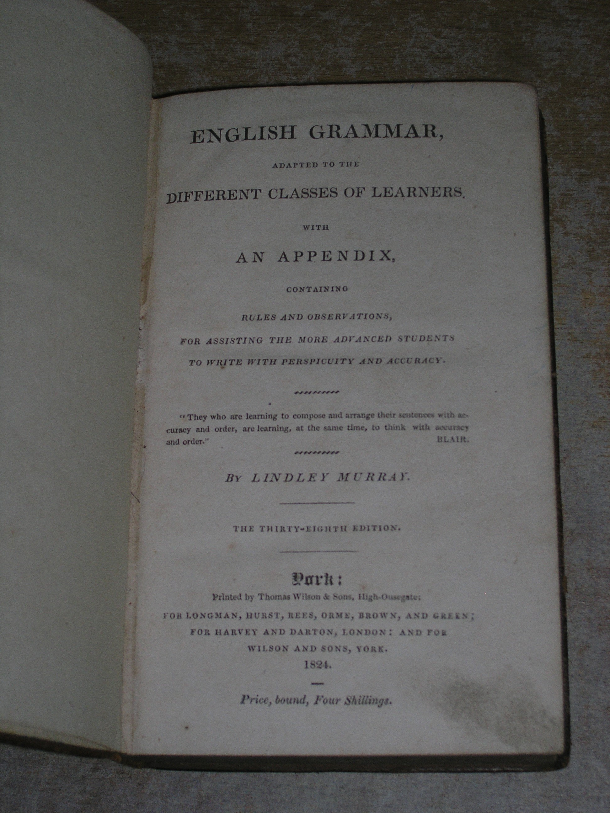 English Grammar Adapted To The Different Classes Of Learners with An ...
