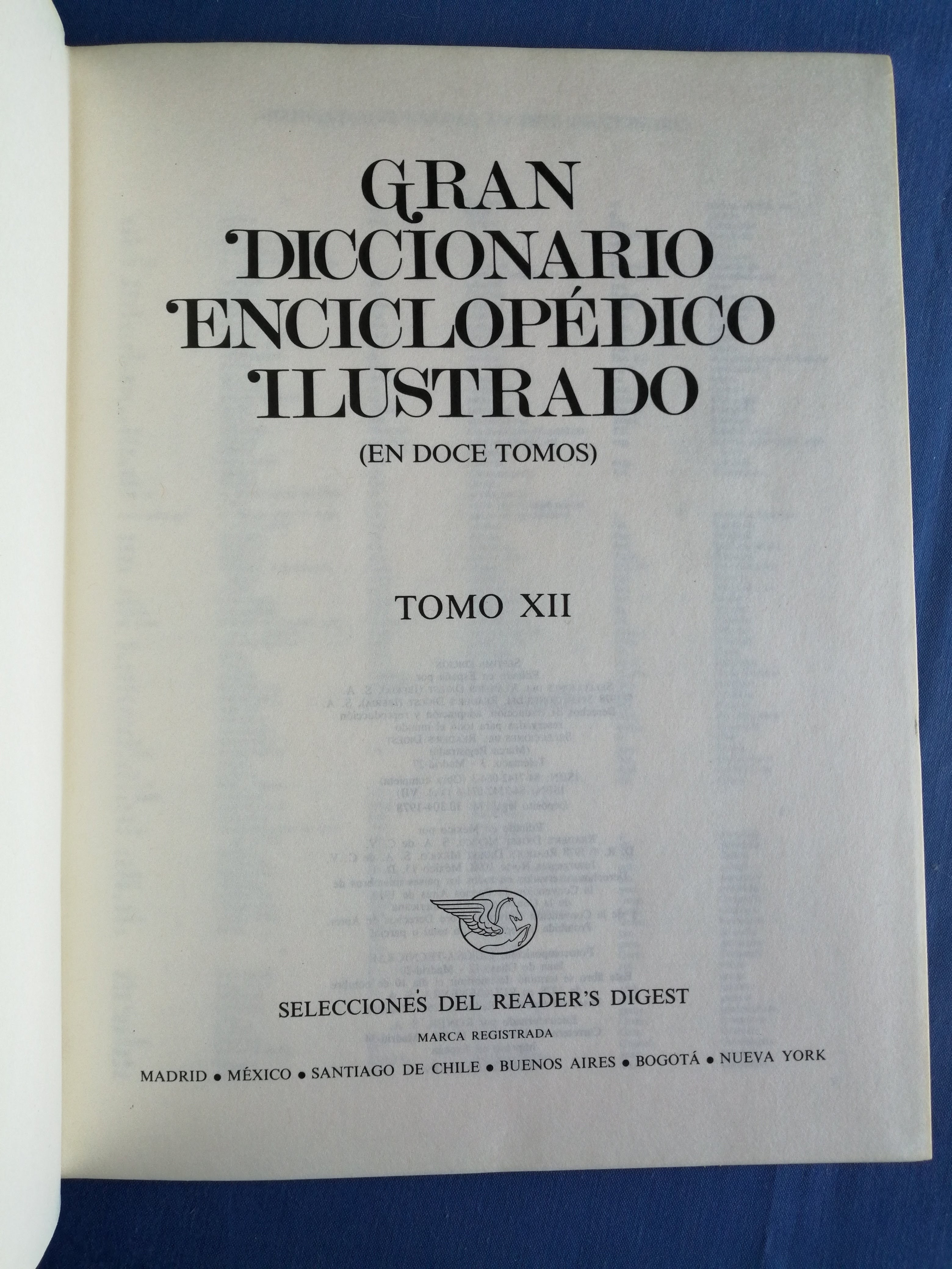 Gran diccionario enciclopédico ilustrado (en doce tomos). Tomo XII ...