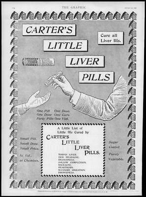 1896 * - ADVERTISING Carters Little Liver Pills (86) | Antique Paper ...