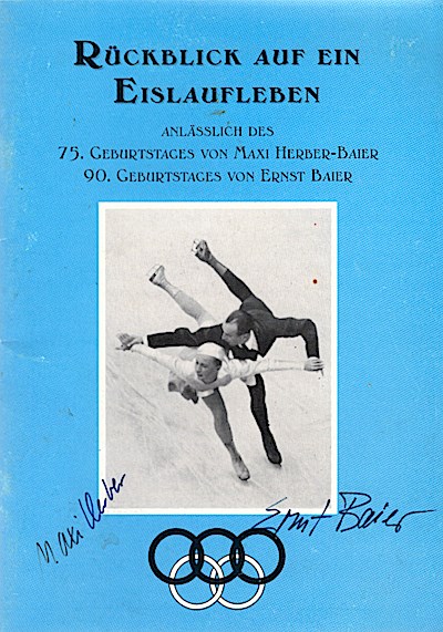 Rückblick auf ein Eislaufleben. Anlässlich des 75. Geburtstages von ...