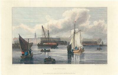 1817 LONDON View of DEPTFORD River Thames (LCV19) | Antique Paper Company