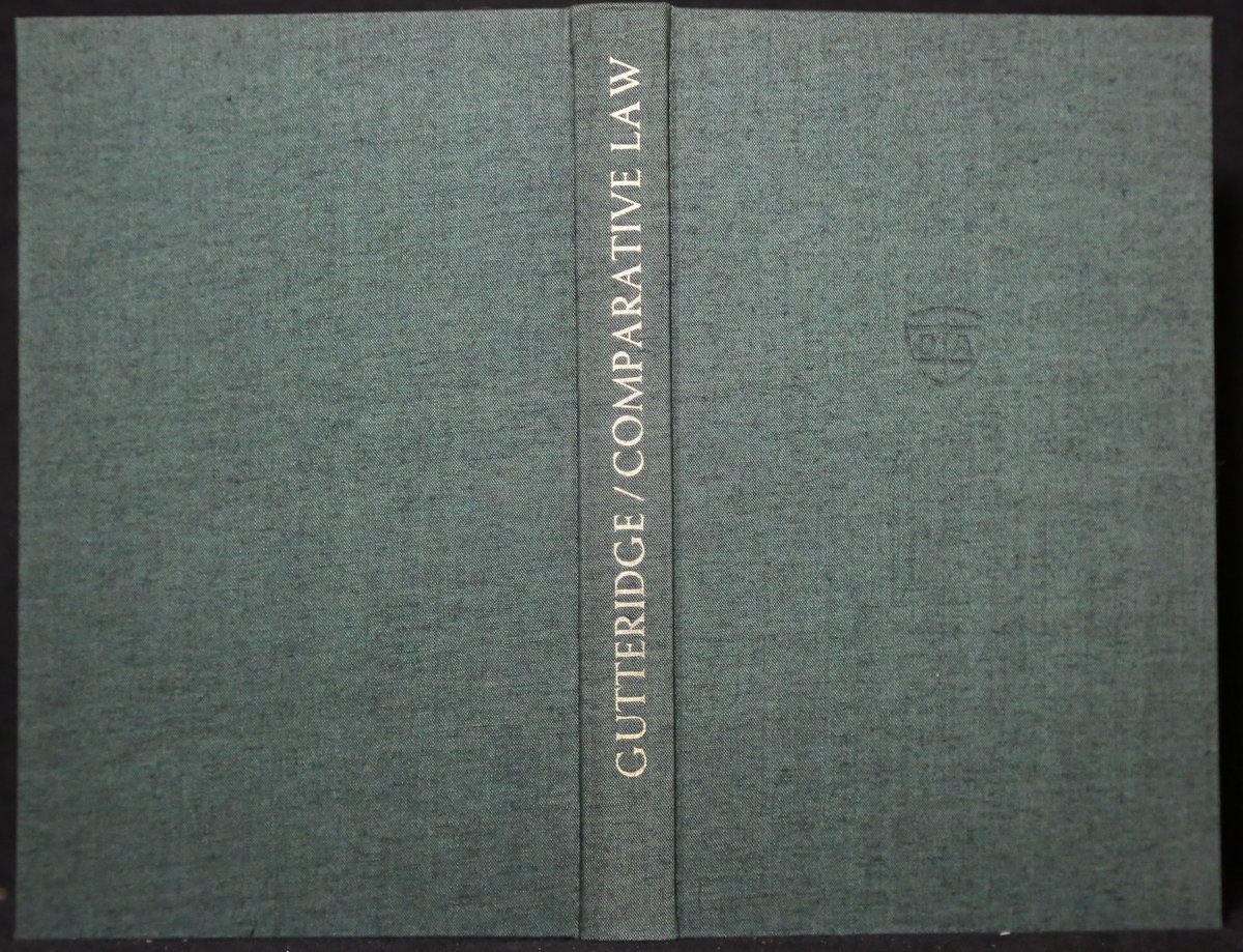 Comparative Law. An Introduction to the Comparative Method of Legal ...