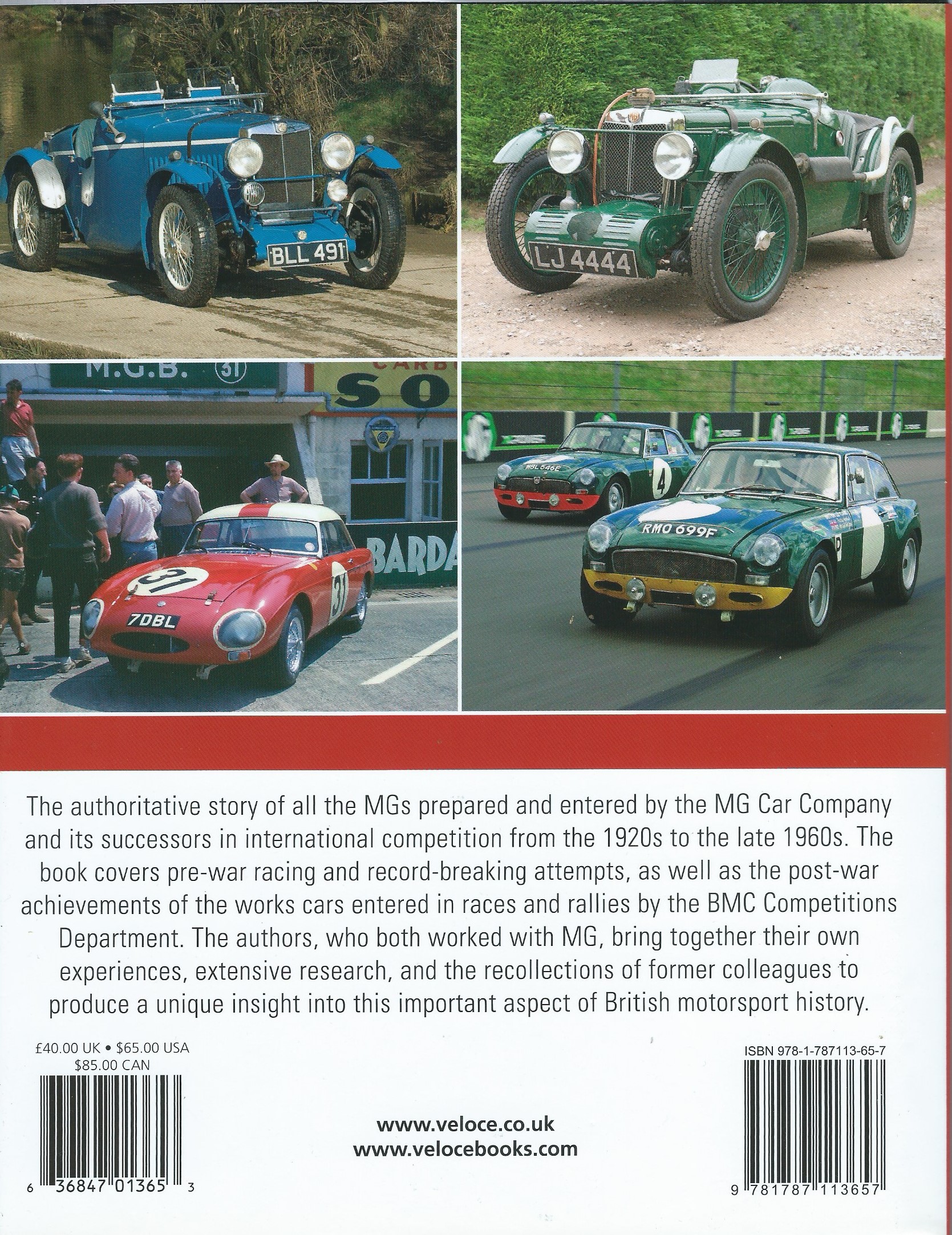The WORKS MGs Their Story in Pre-War and Post-War Races, Rallies ...