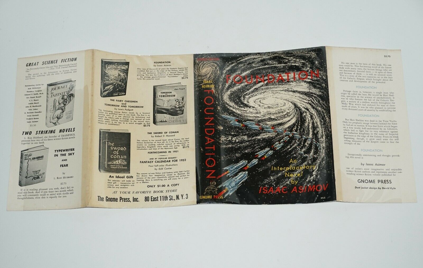 THE FOUNDATION TRILOGY (Fine/Nr. Fine), FOUNDATION, FOUNDATION AND ...