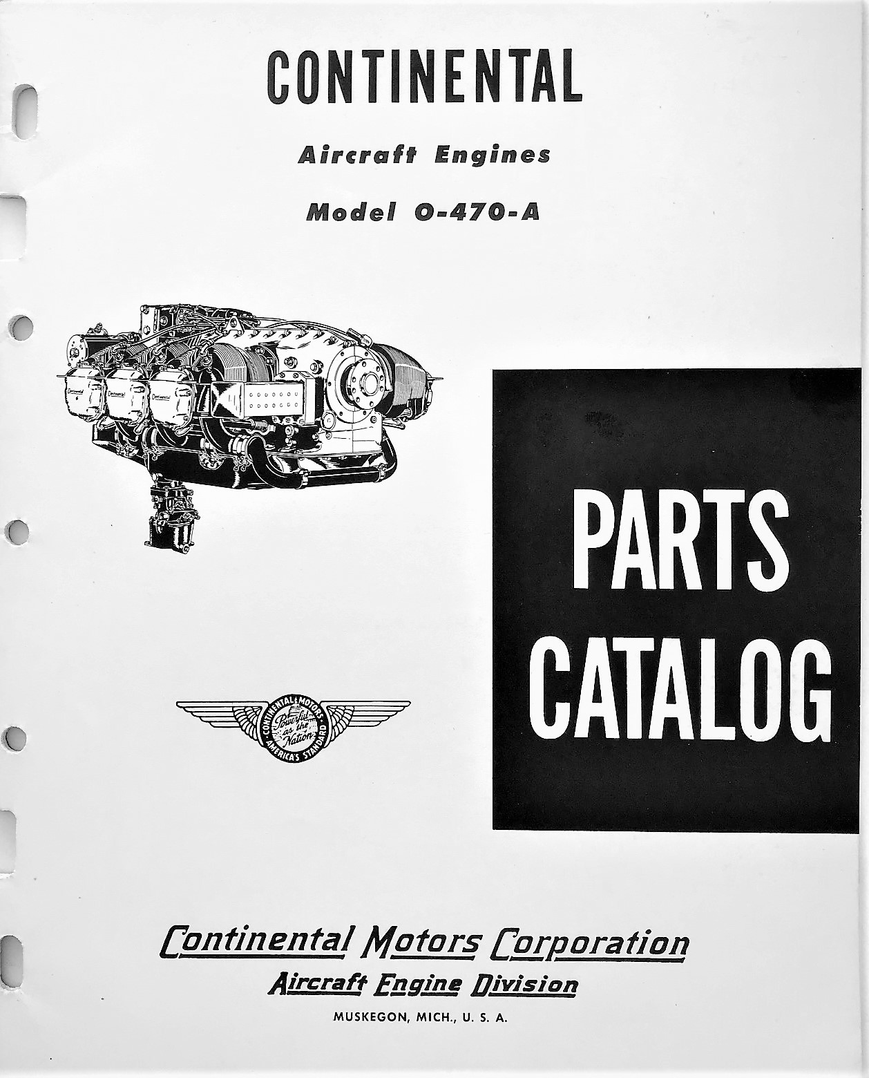Continental Aircraft Engines Model O-470-A, 46% OFF