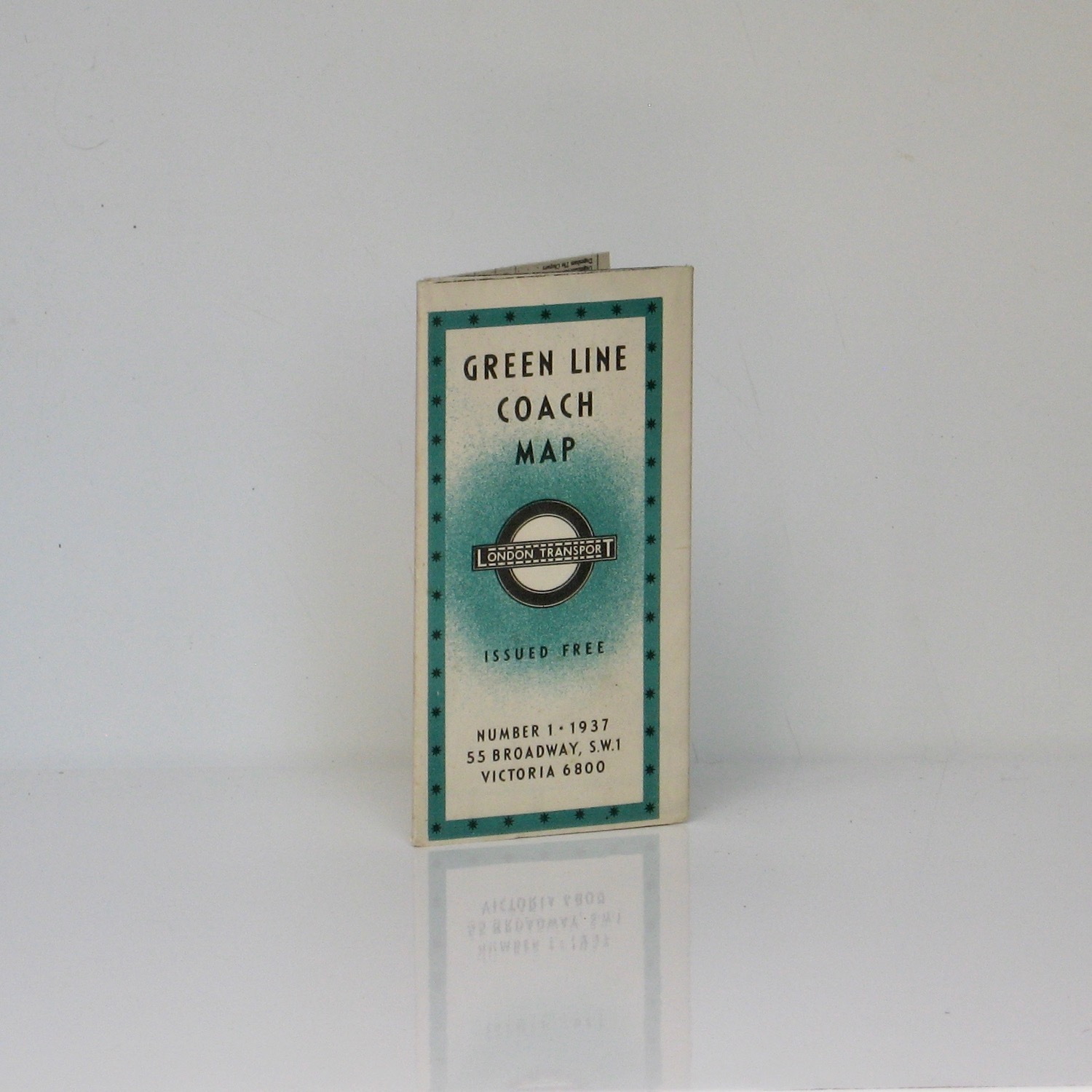 Green Line Coach Map. Number 1. by London Transport: (1937) | David Cornell