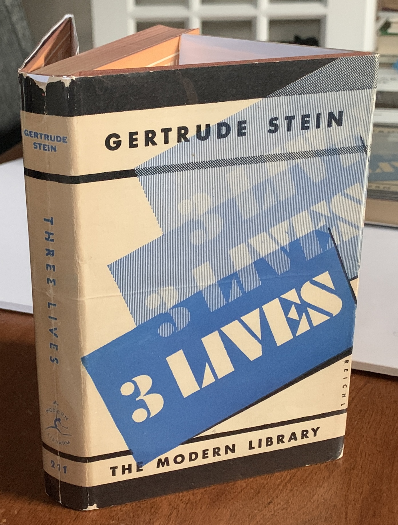 Three Lives **RARE FINE FIRST MODERN LIBRARY EDITION WITH DUST JACKET ...