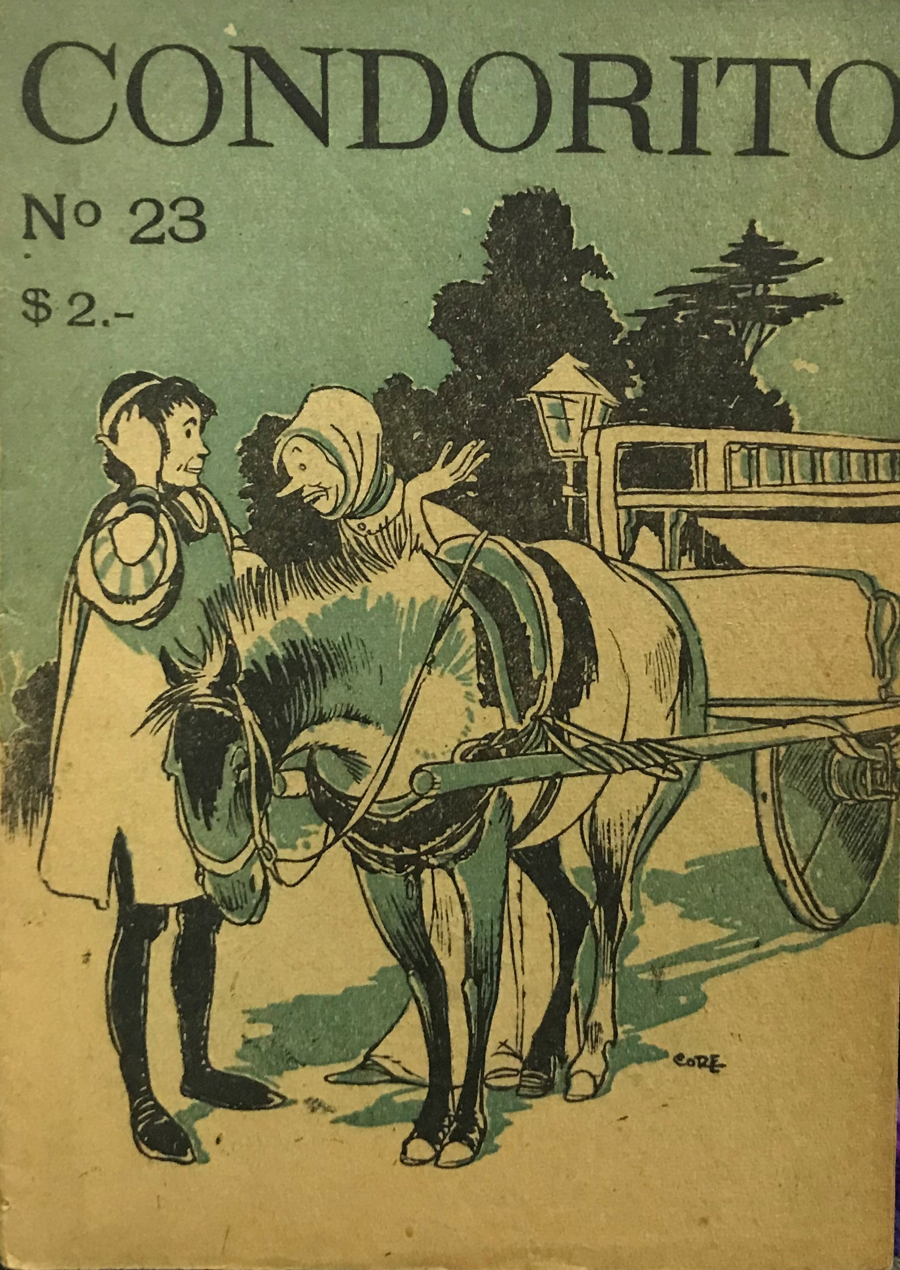 Condorito N°23 ( Cuentos famosos ilustrados ). Tom Sawyer. Portada de ...